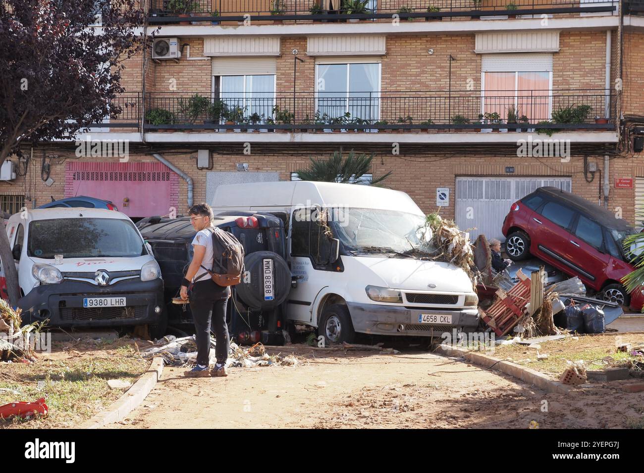 The aftermath of hurricane Dana in Valencia, Spain - Backpacker ...