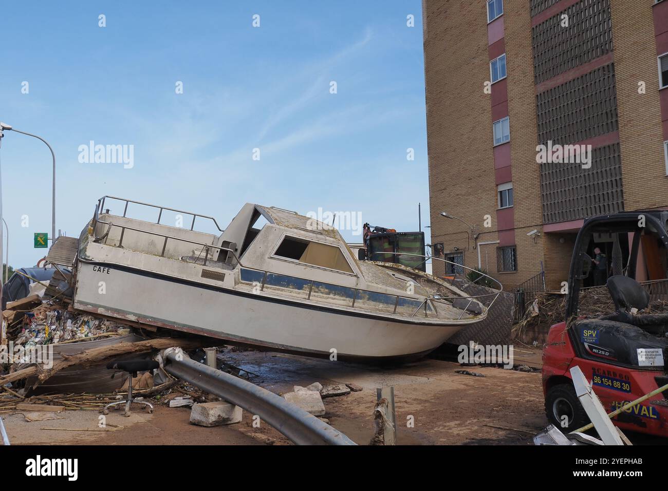 The aftermath of hurricane Dana in Valencia, Spain - Devastating ...