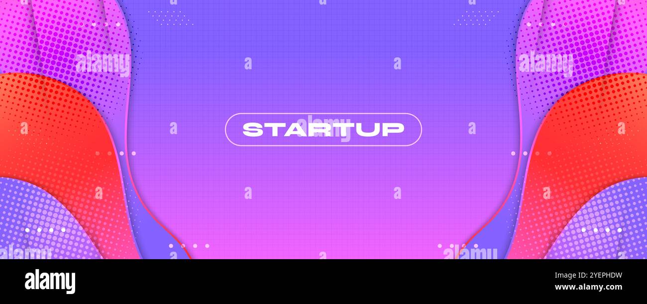 Creative and Colorful Abstract Background with Modern Technology ...