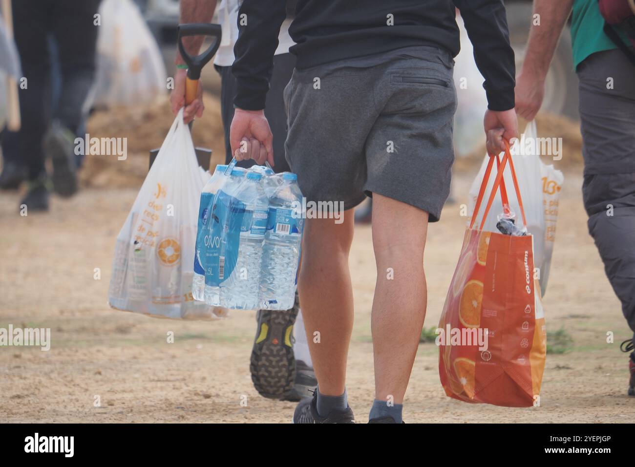 The aftermath of hurricane Dana in Valencia, Spain - Volunteers ...