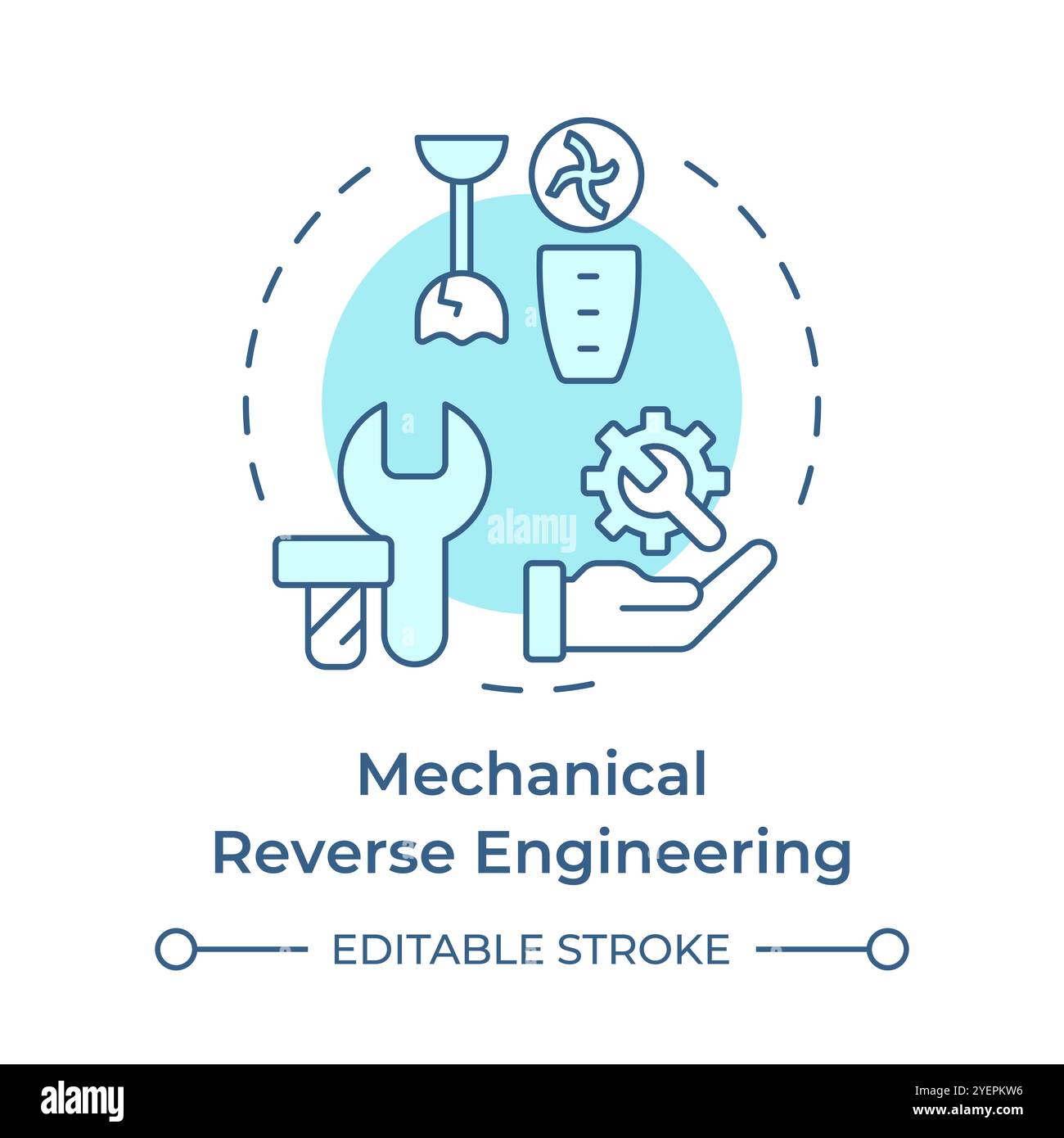 Reverse engineering background Cut Out Stock Images & Pictures - Alamy