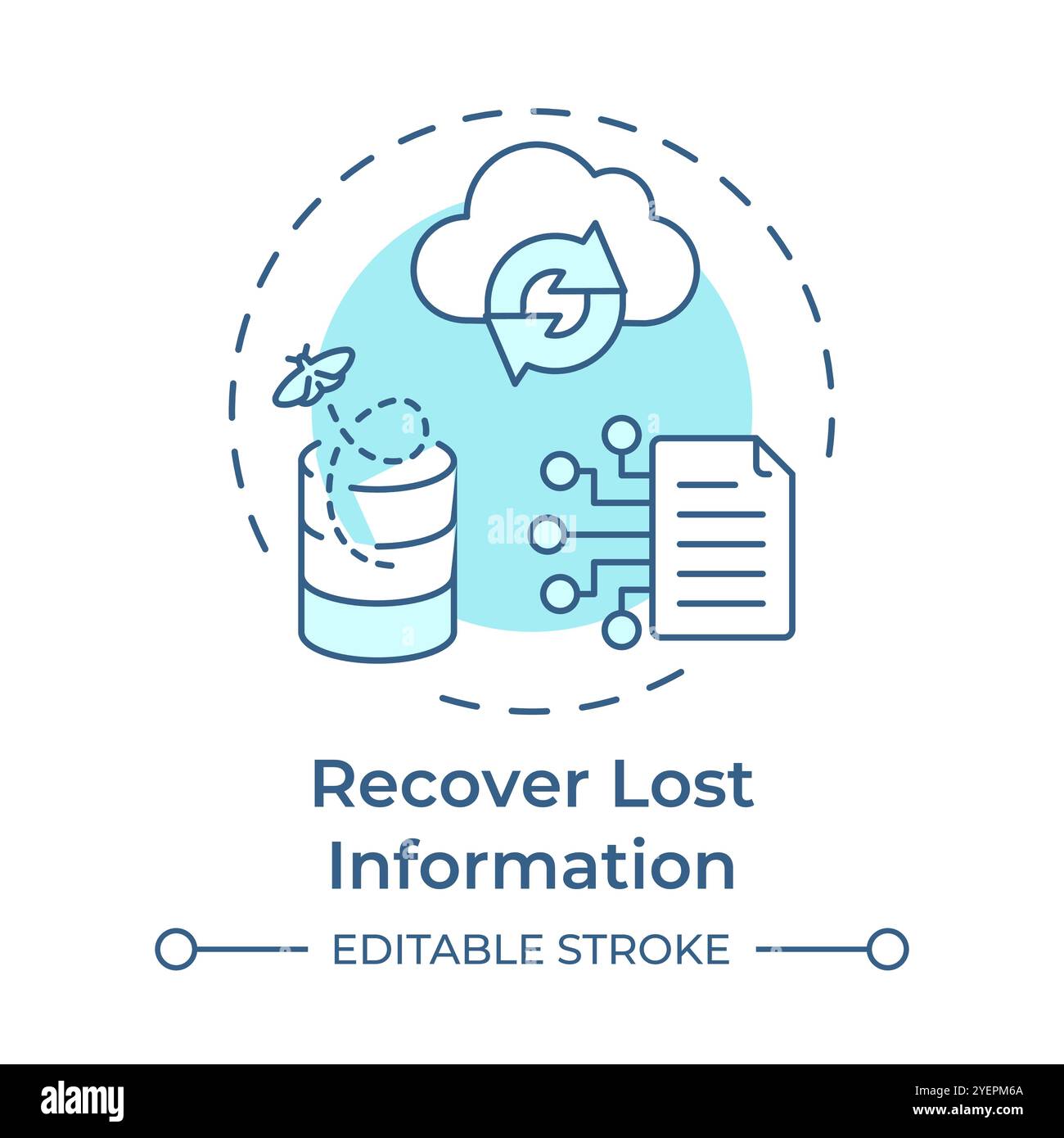 Data restore information database Stock Vector Images - Alamy