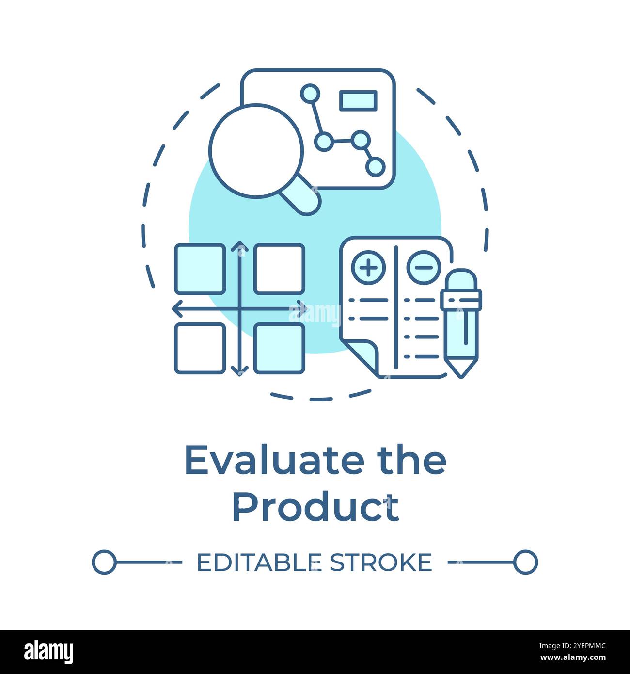 Evaluate image Stock Vector Images - Alamy