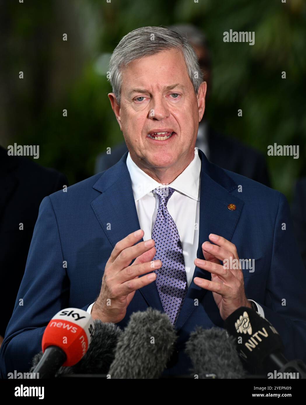 Brisbane, Australia. 01st Nov, 2024. Queensland Minister for Health and ...