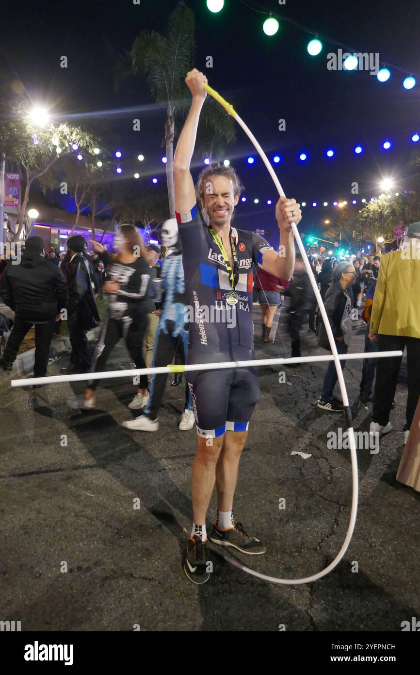 West Holllywood, California, USA 31st October 2024 Olympic Pole Vaulter ...