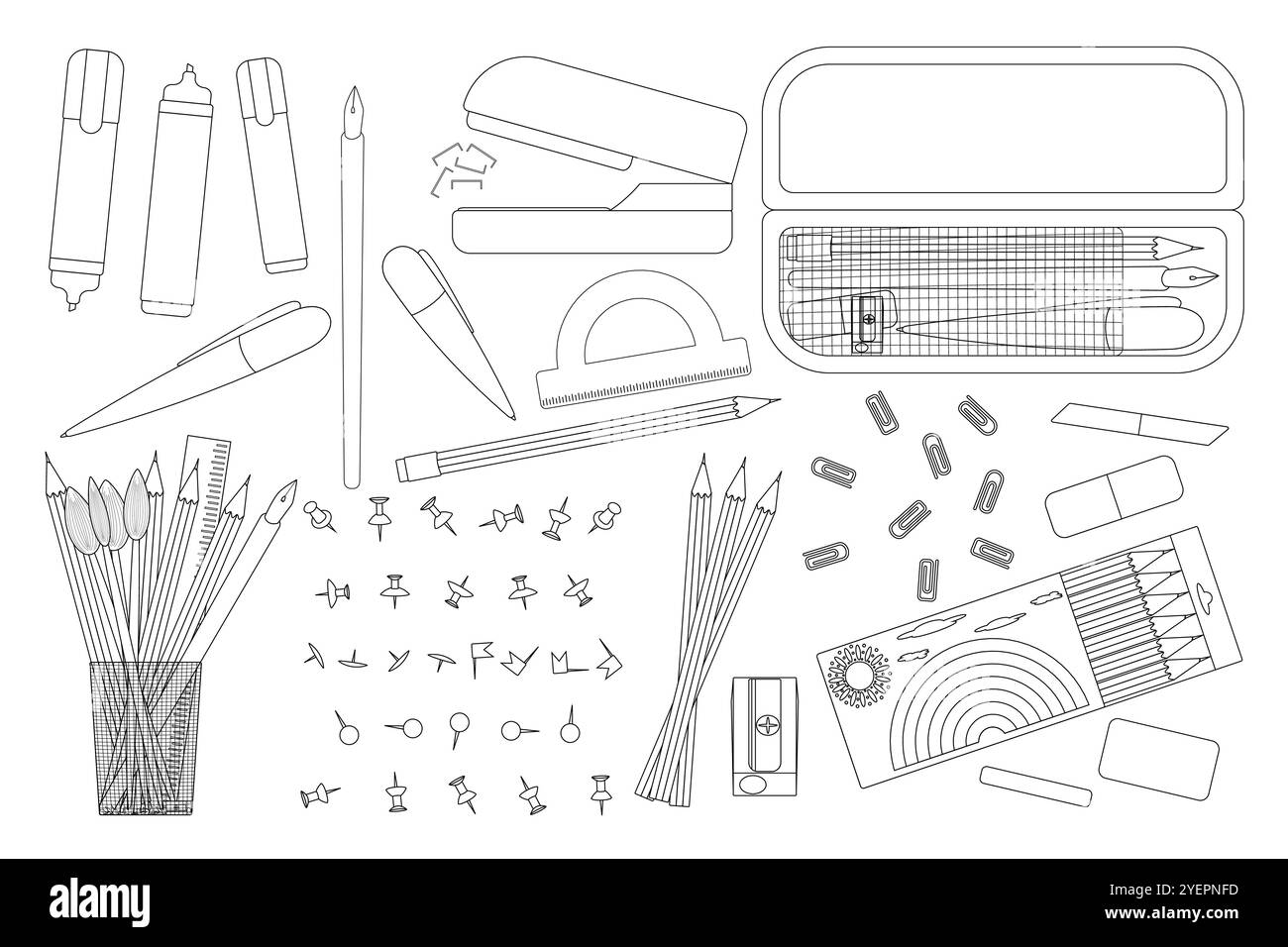 Elementary school classroom activities Cut Out Stock Images & Pictures ...