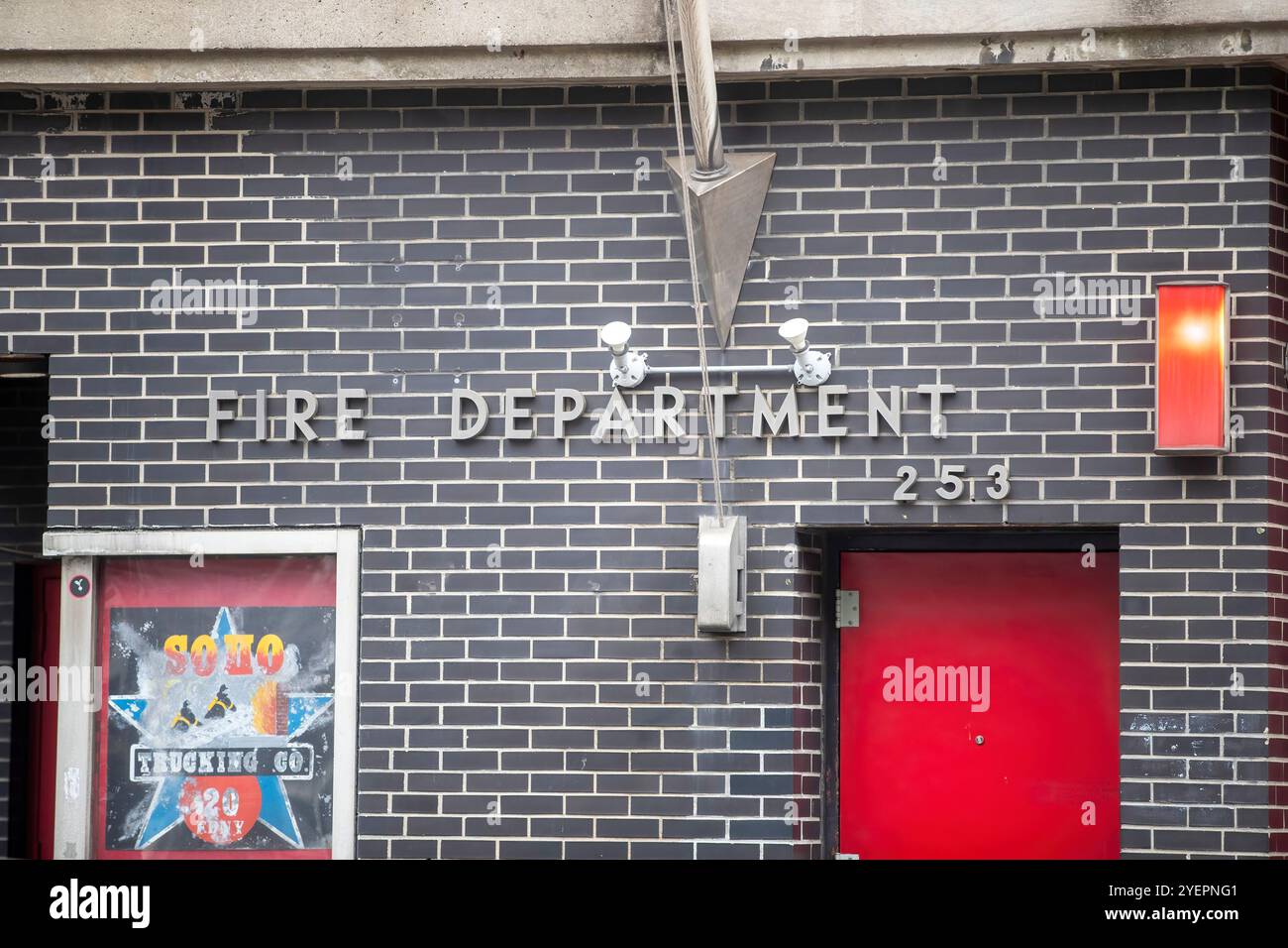 Fire Station The quarters of Engine 9 and Ladder 6, located in ...