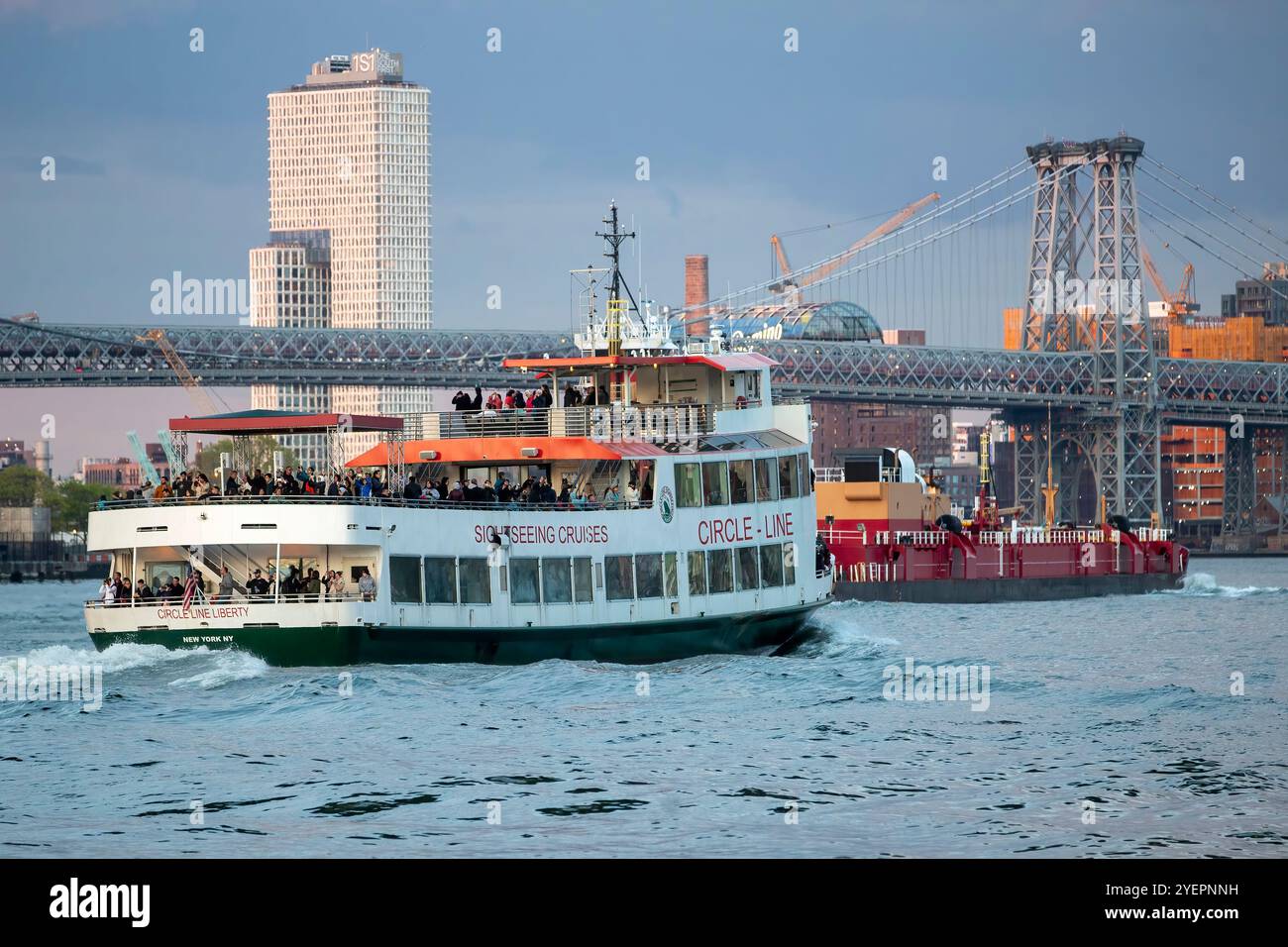 Photograph of a Circle Line sightseeing cruise boat named Circle Line ...