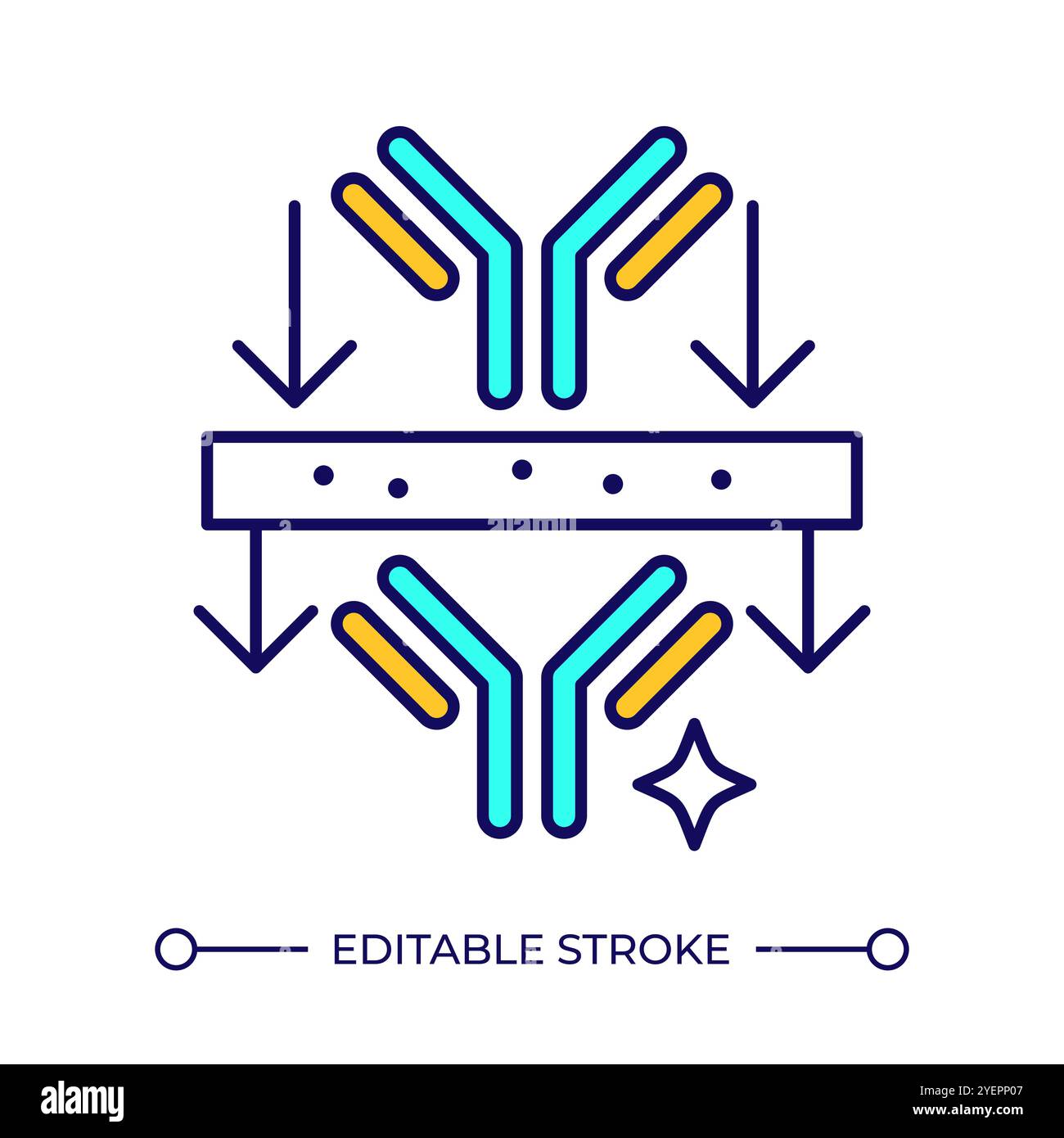 Antibody purification RGB color icon Stock Vector Image & Art - Alamy