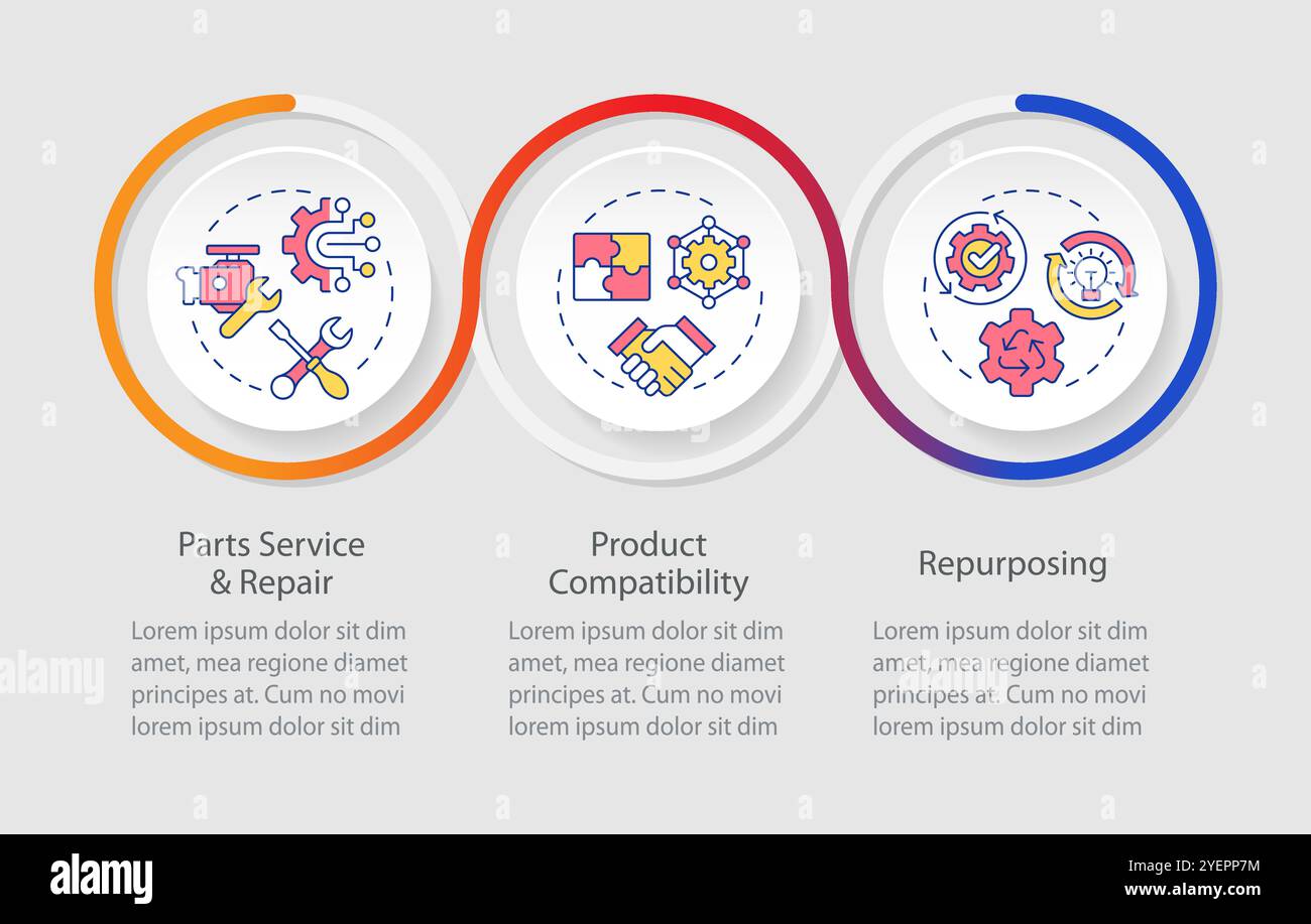 Reverse engineering uses infographics circles sequence Stock Vector ... Reverse engineering uses infographics circles sequence Stock Vector ...