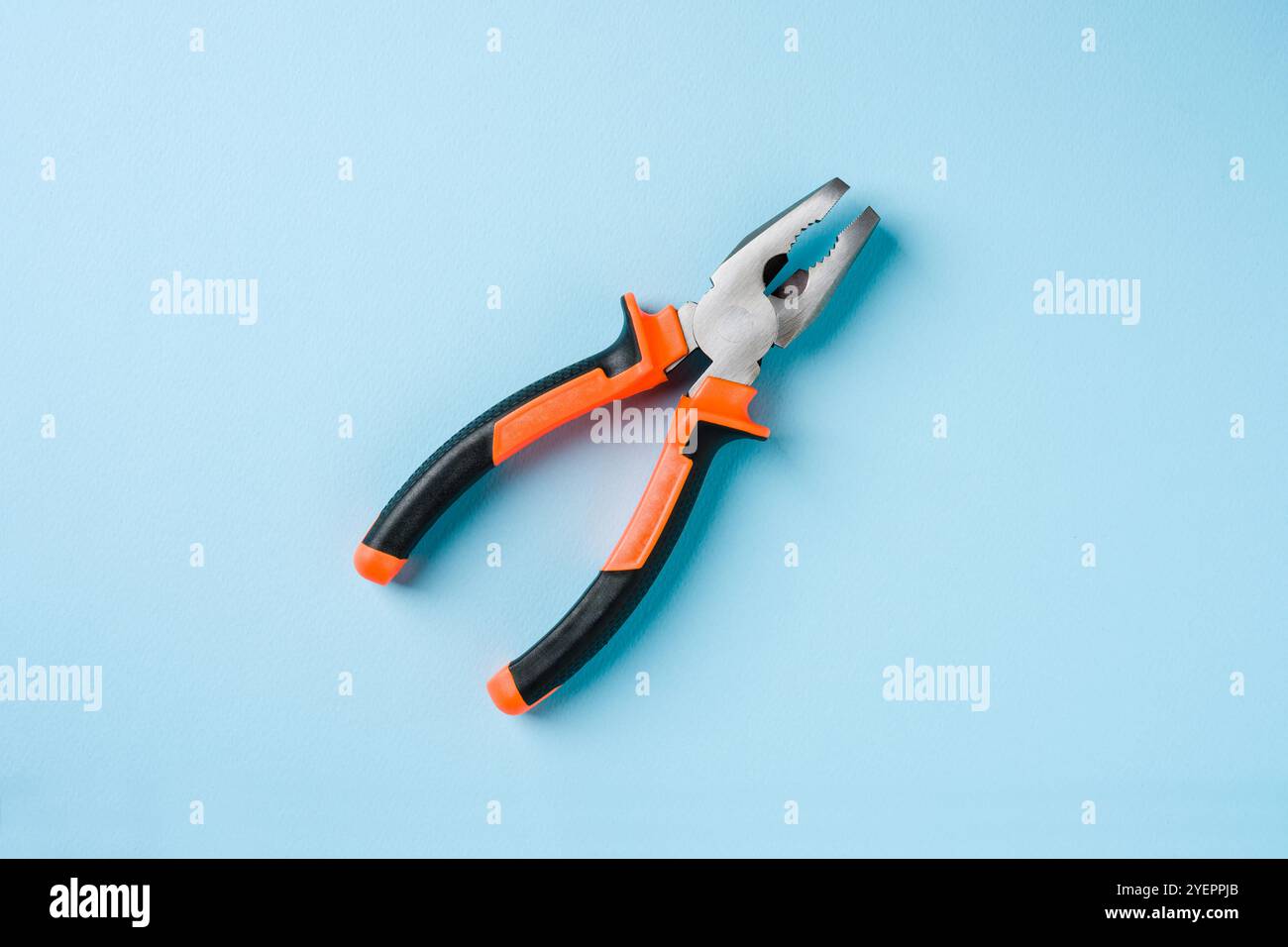 On blue background in black hi-res stock photography and images - Alamy