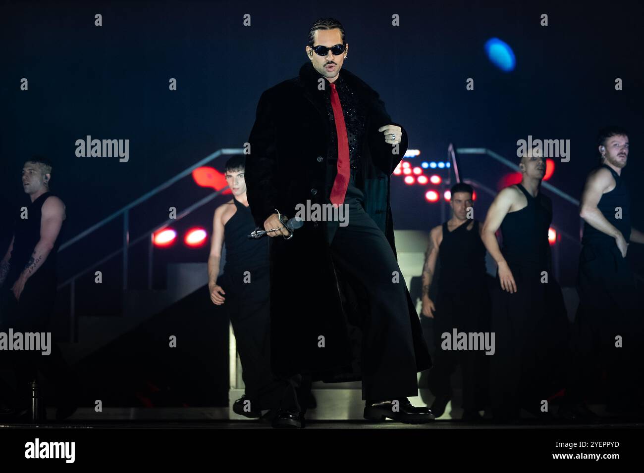 Naples, Italy. Mahmood performs live at Palapartenope in Naples-Italy ...