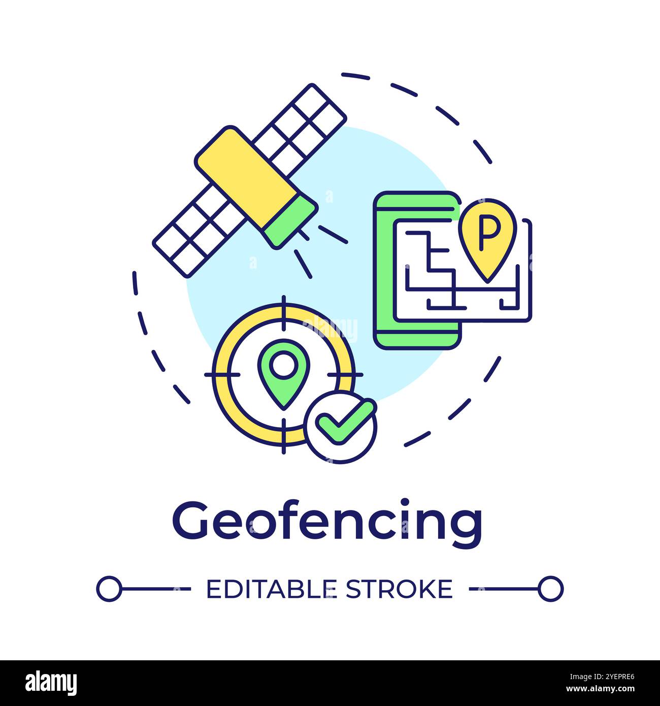 Geofencing app hi-res stock photography and images - Alamy
