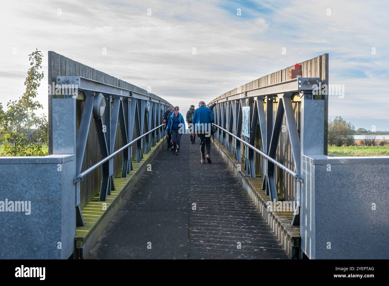 WWT Welney Wetland Centre nature reserve in Norfolk, England, UK ...