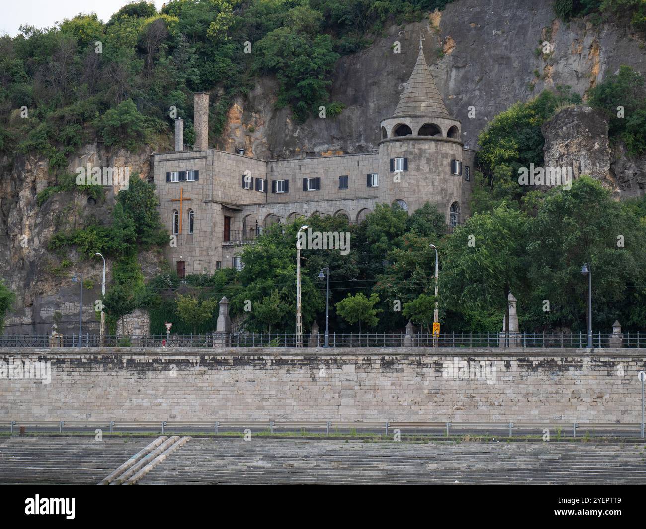 Historic Pauline Monastery Nestled in Gellért Hills Overlooking the ...