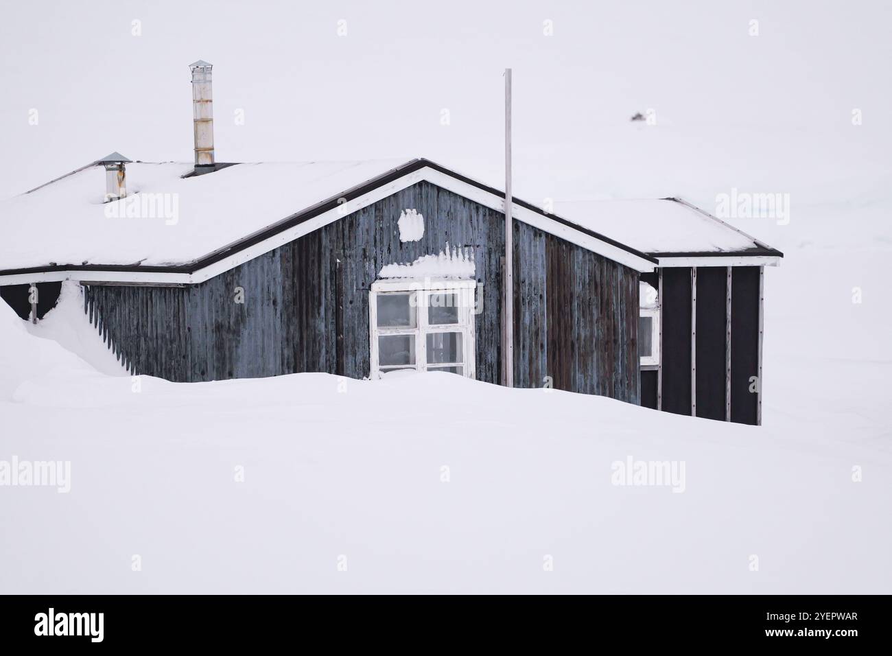 Wordie House Winter Island. Research base in Antarctica. Science Stock ...