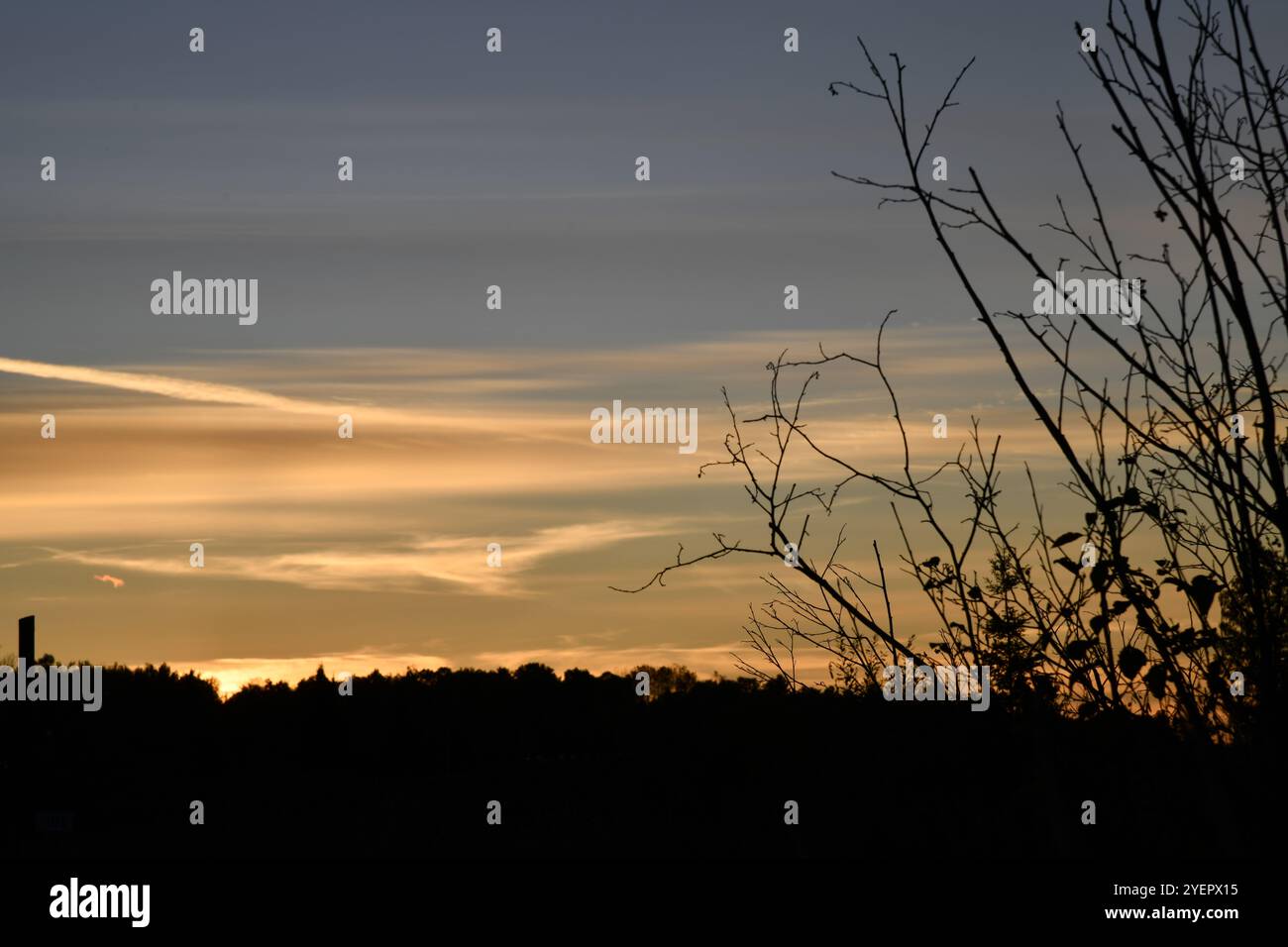 Shiny steel rails on railroad in early morning with full moon Stock ...