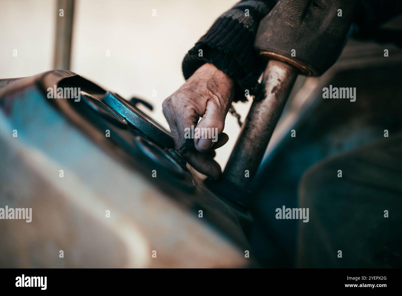 Old tractor dashboard hi-res stock photography and images - Alamy
