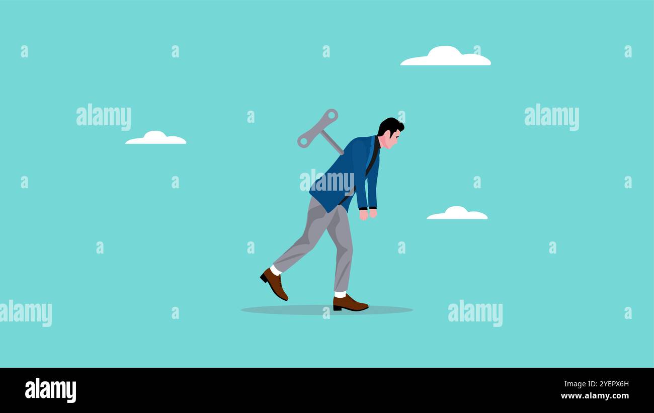 Wind up mechanism Stock Vector Images - Alamy