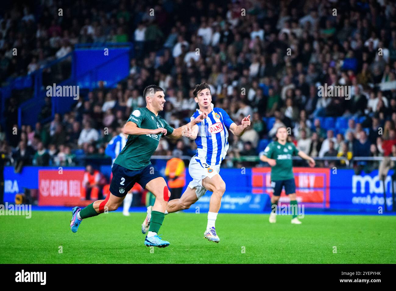 A Coruña, Spain. 31 October, 2024. Copa del Rey. San Tirso vs Espanyol ...