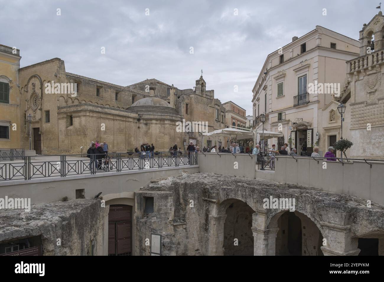 Piazza Vittorio Veneto with the Church of St Dominic and the Church of ...