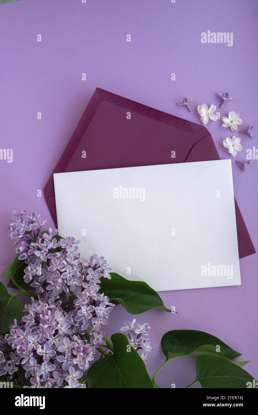 Copy space card envelope hi-res stock photography and images - Alamy
