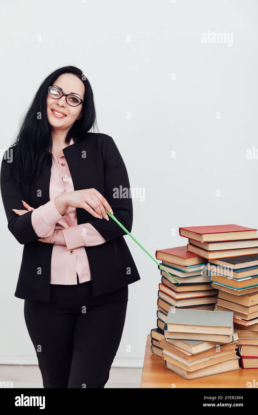 Teacher carry books school hi-res stock photography and images - Alamy