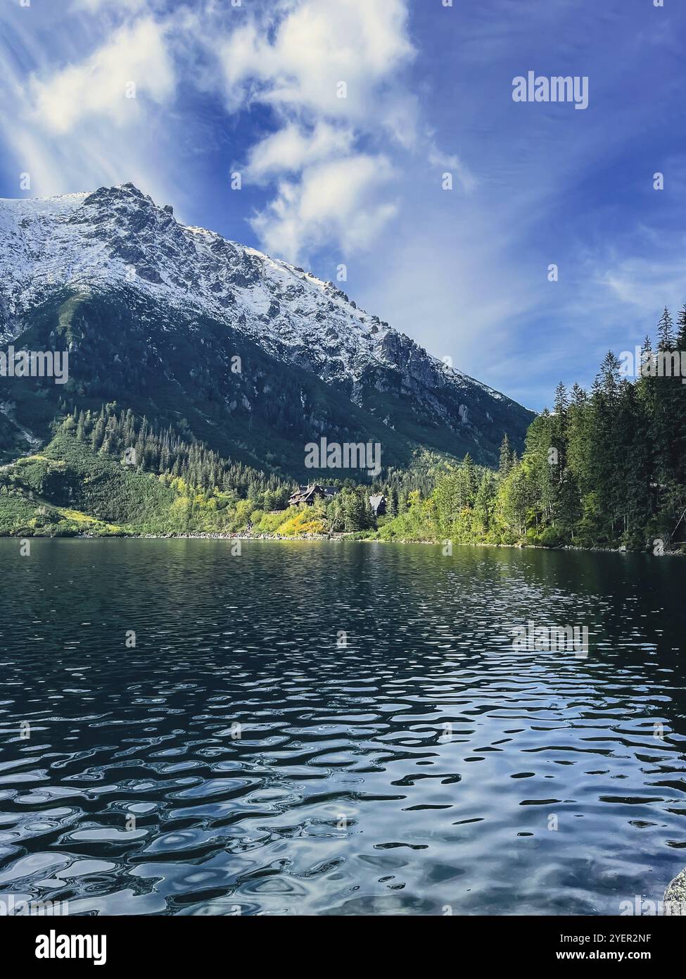 Morskie oko lake snowy mountain hi-res stock photography and images - Alamy
