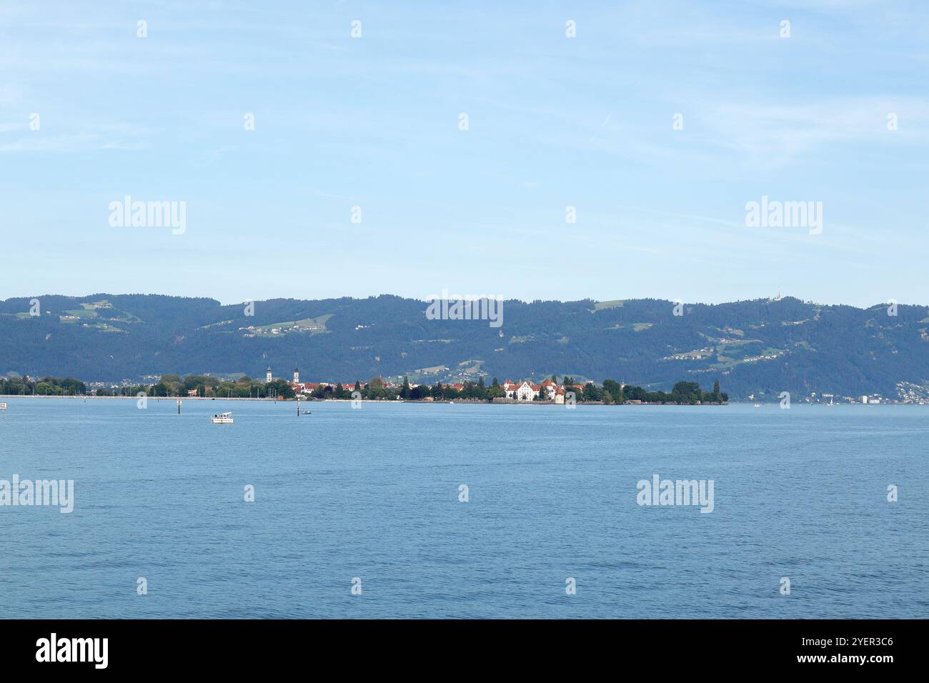 Boat trip on Lake Constance, Germany in summertime Stock Photo - Alamy