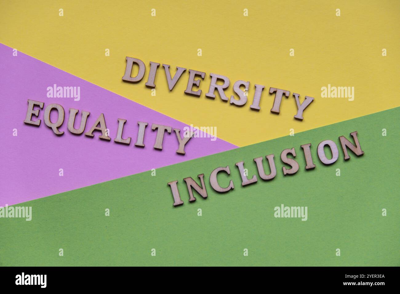 Message DIVERSITY INCLUSION EQUALITY. Motivational Words Quotes Concept ...