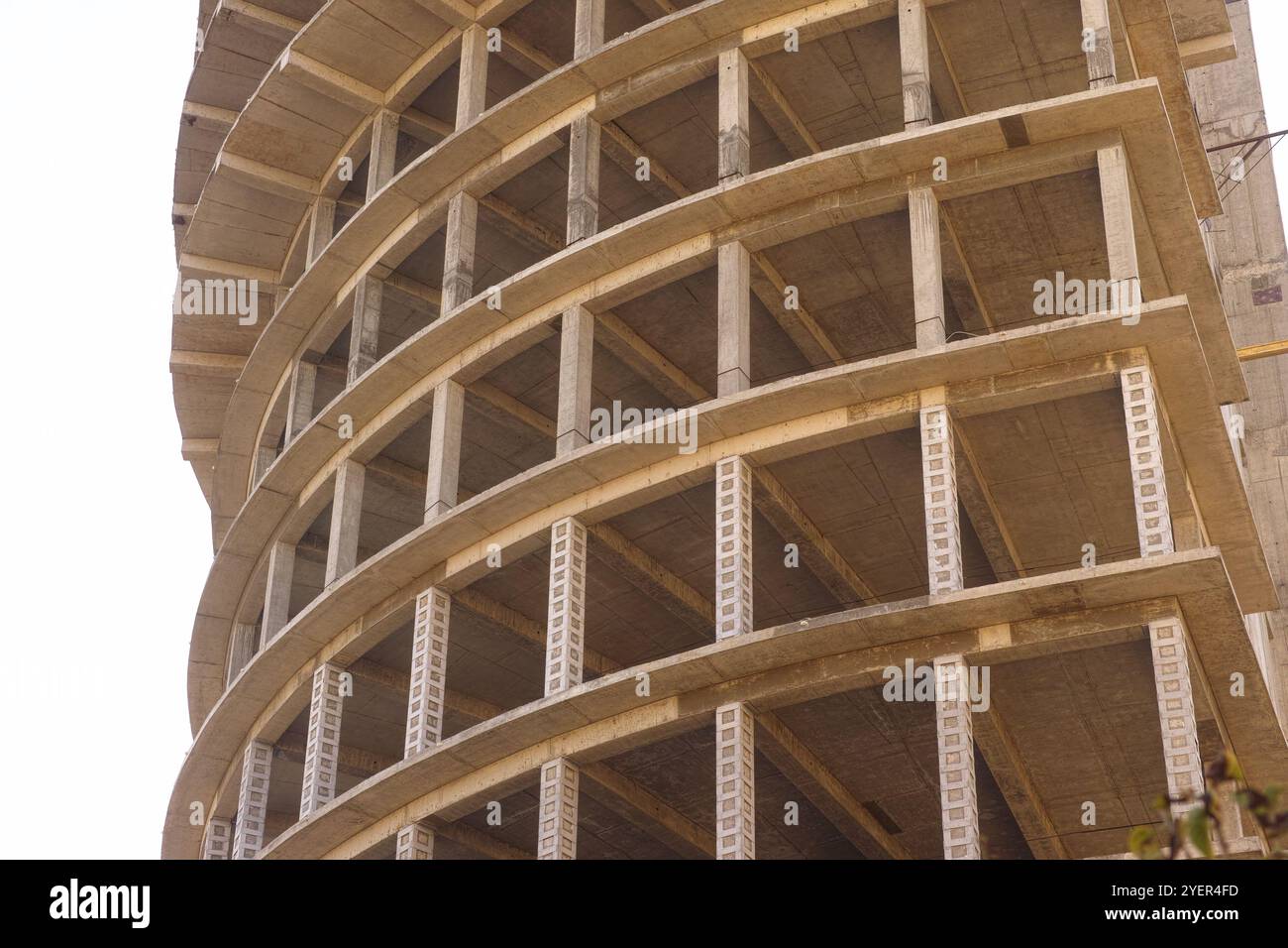 A high-rise building under construction Stock Photo - Alamy