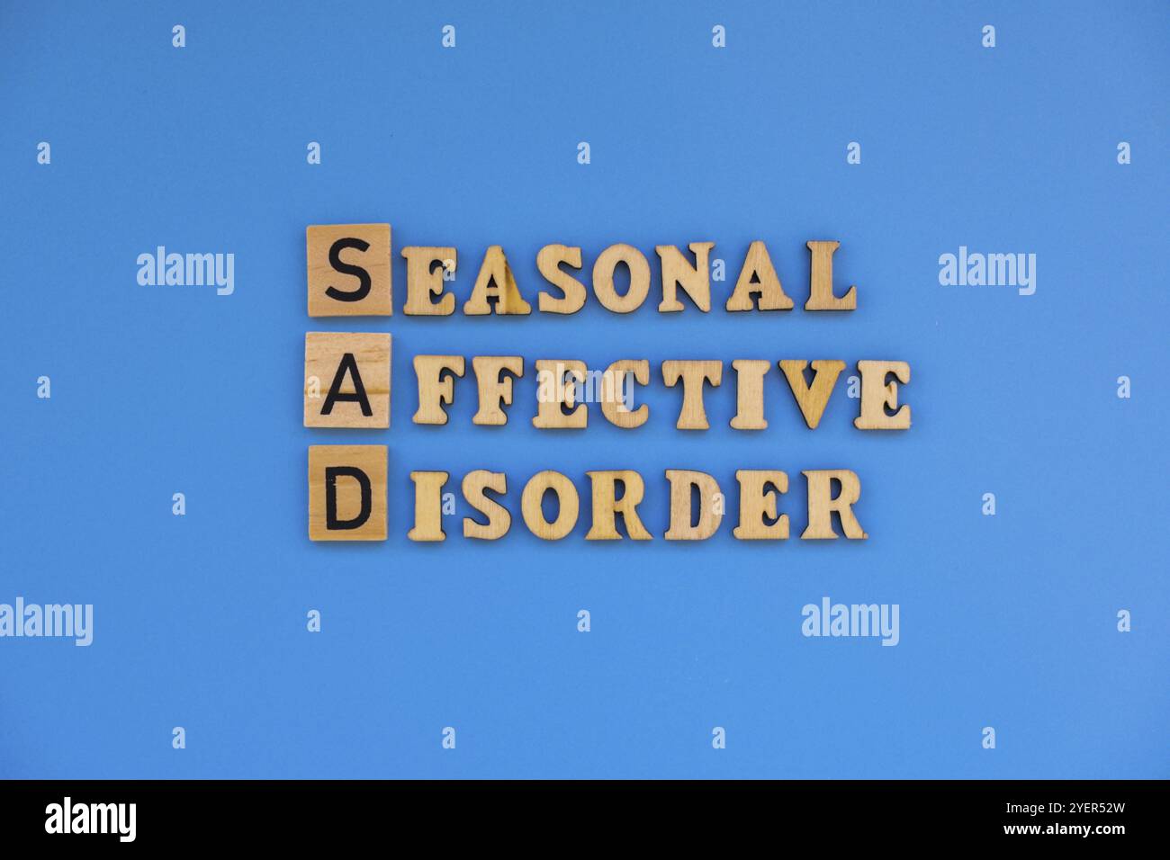 SAD seasonal affective disorder inscription message of mental health ...