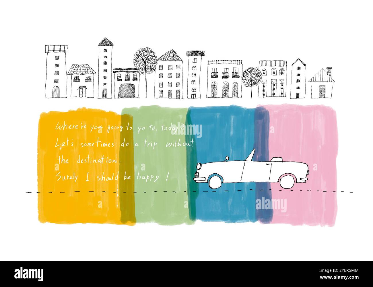 City street cars driving Cut Out Stock Images & Pictures - Alamy