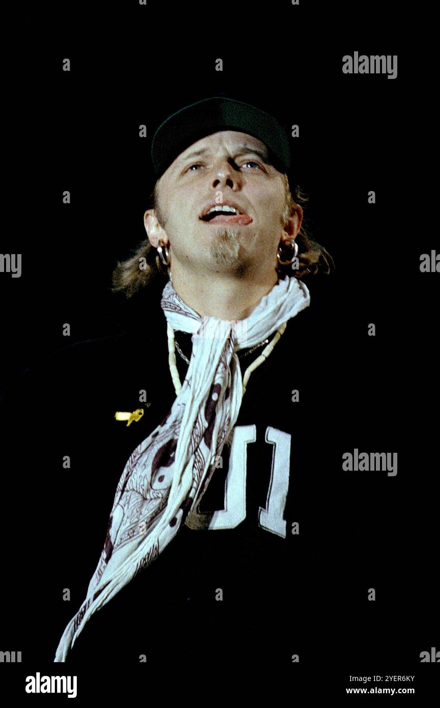 Roma Italy 01/05/1997: Pau (Paolo Bruni) singer and guitarist of the ...