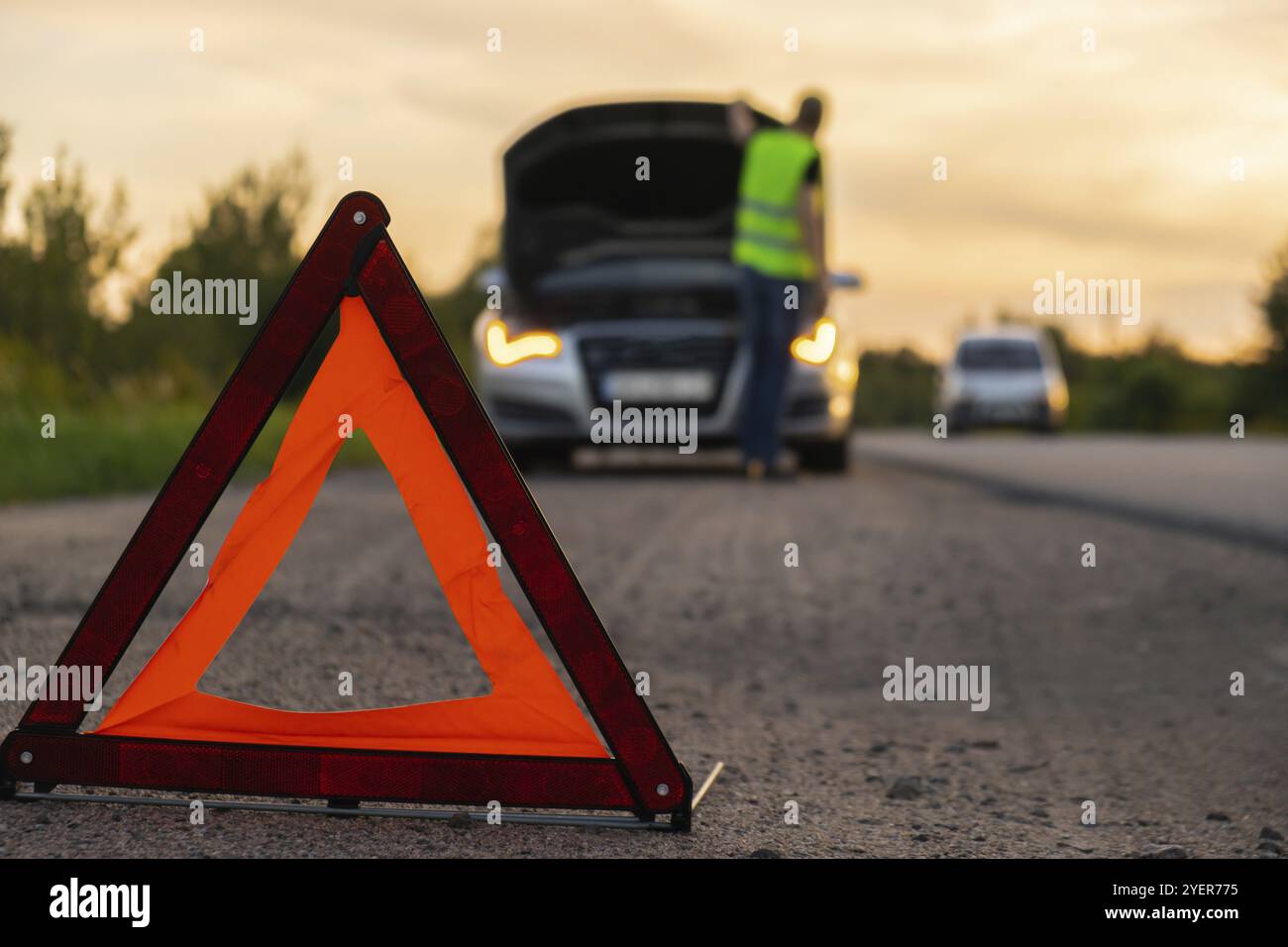 Sad male driver standing hi-res stock photography and images - Alamy