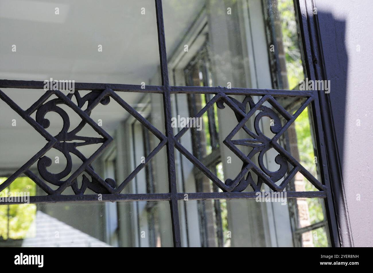 Western-style glass window patterns Stock Photo - Alamy