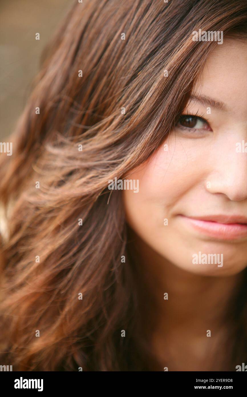 Japanese woman face hi-res stock photography and images - Alamy