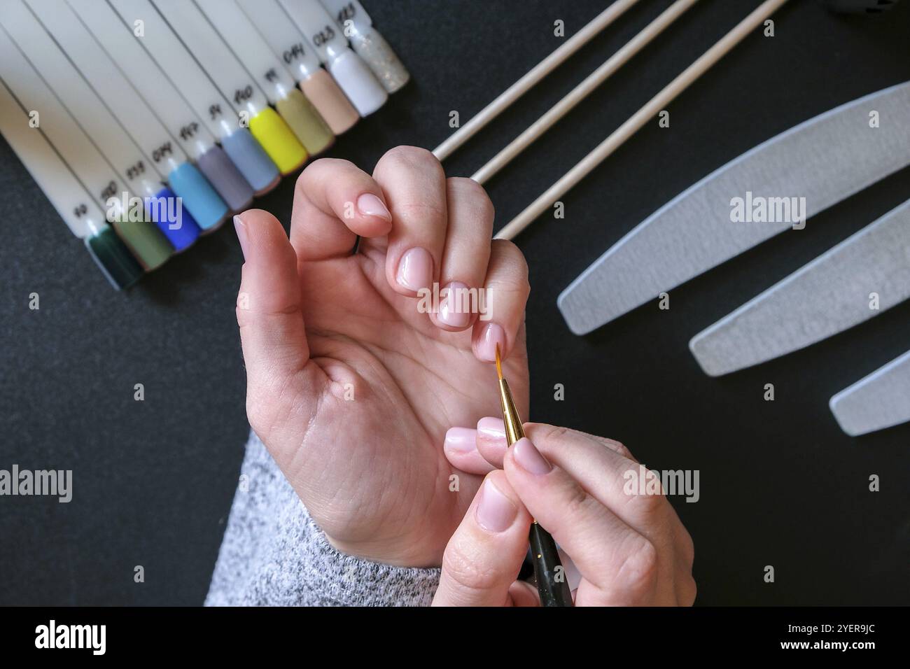 Grooming nails hi-res stock photography and images - Alamy