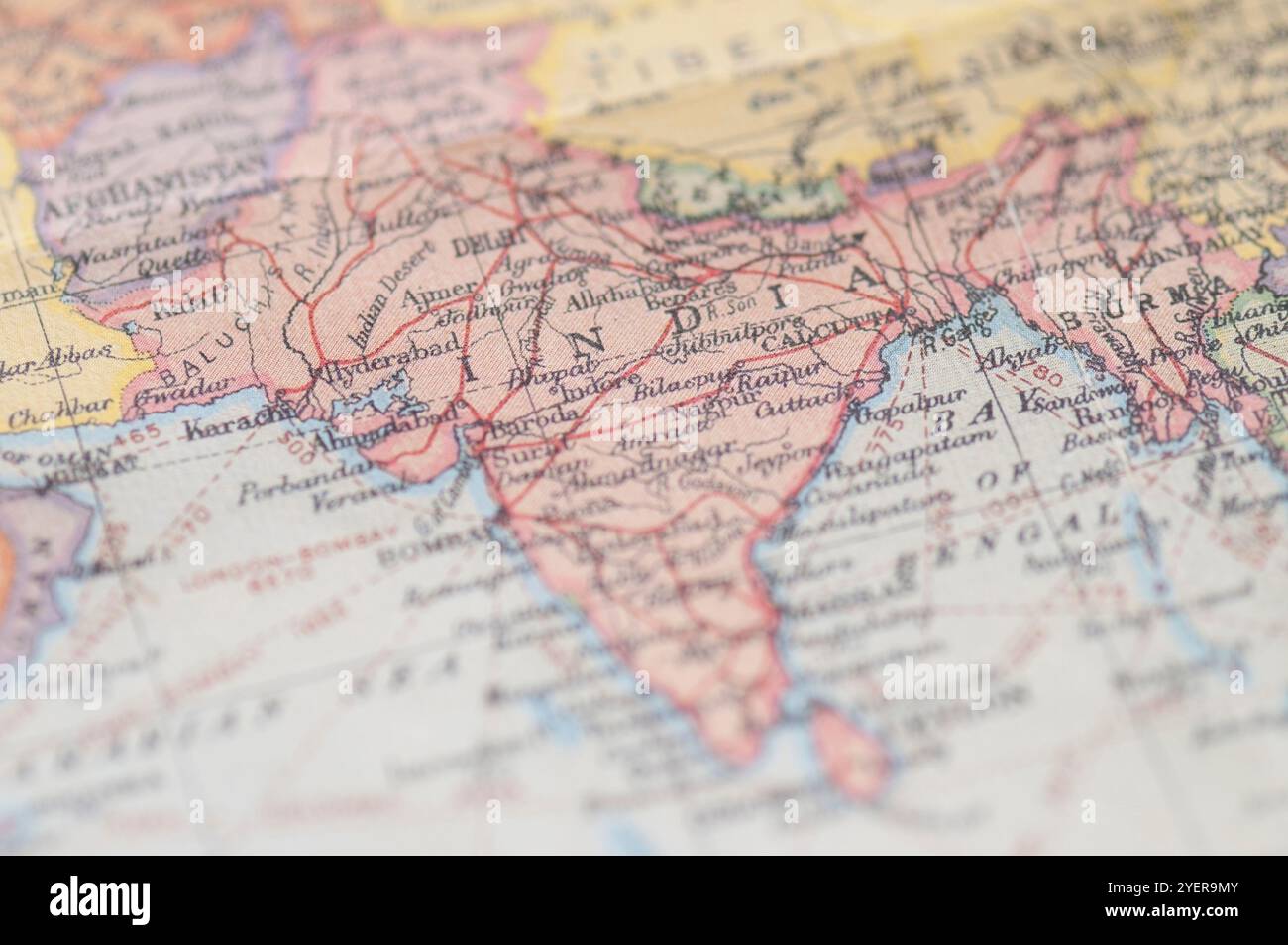 Map of kolkata hi-res stock photography and images - Alamy