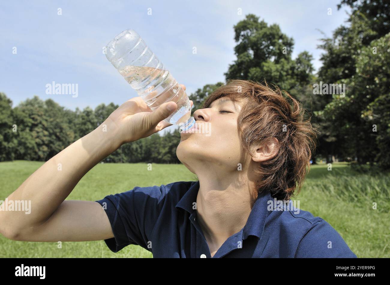 Refreshing water break hi-res stock photography and images - Alamy