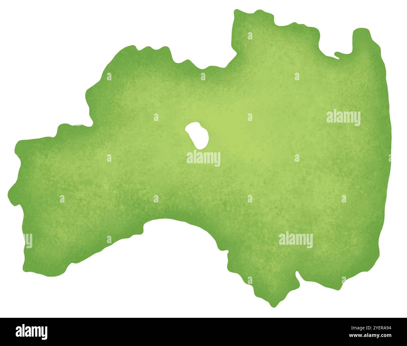 Map of Fukushima Prefecture Stock Photo - Alamy
