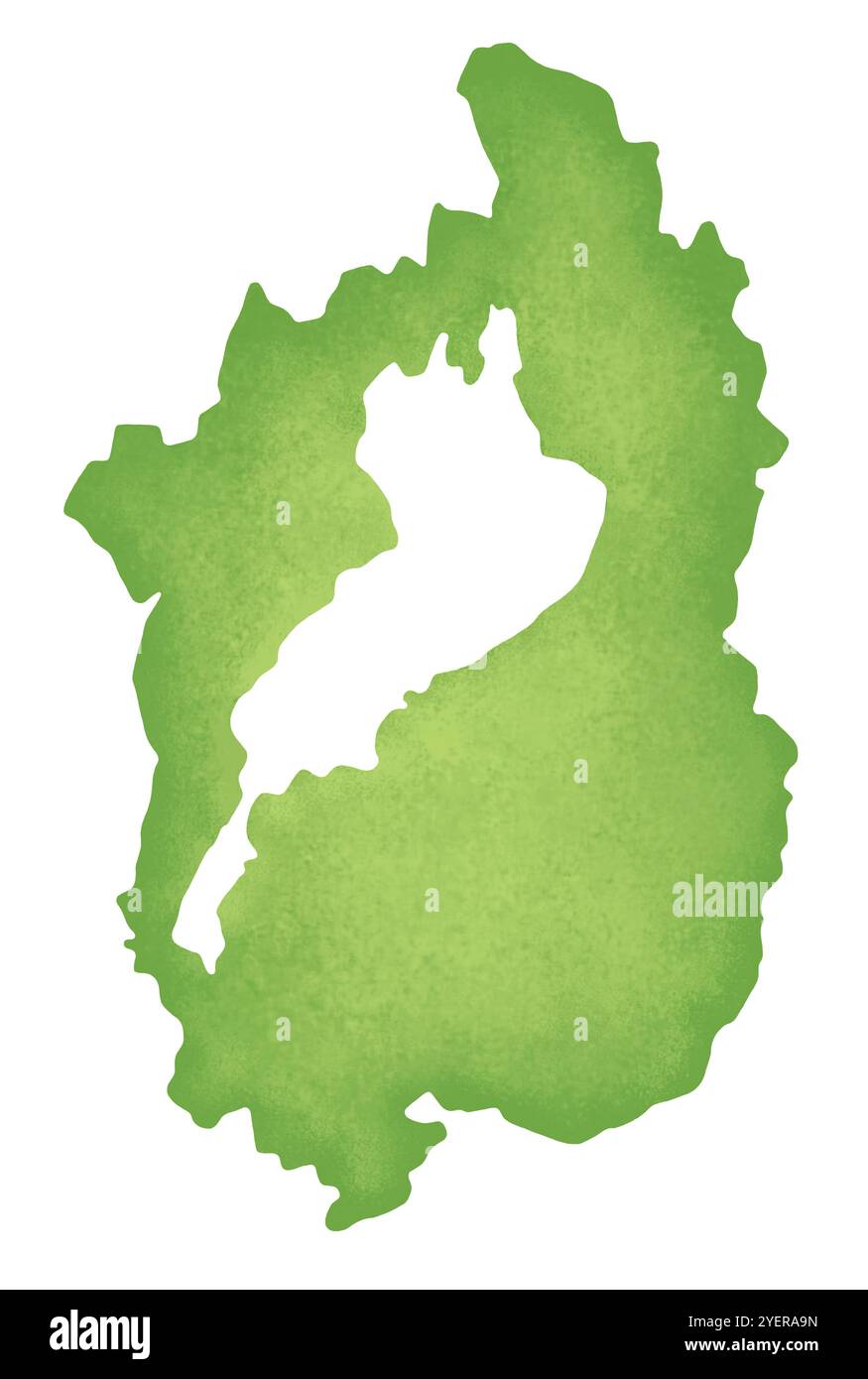 Map of Shiga Prefecture Stock Photo - Alamy