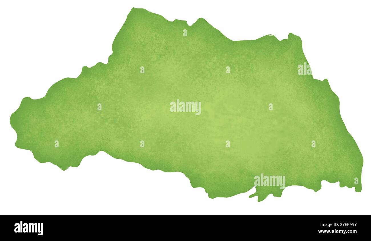Map of Saitama Prefecture Stock Photo - Alamy
