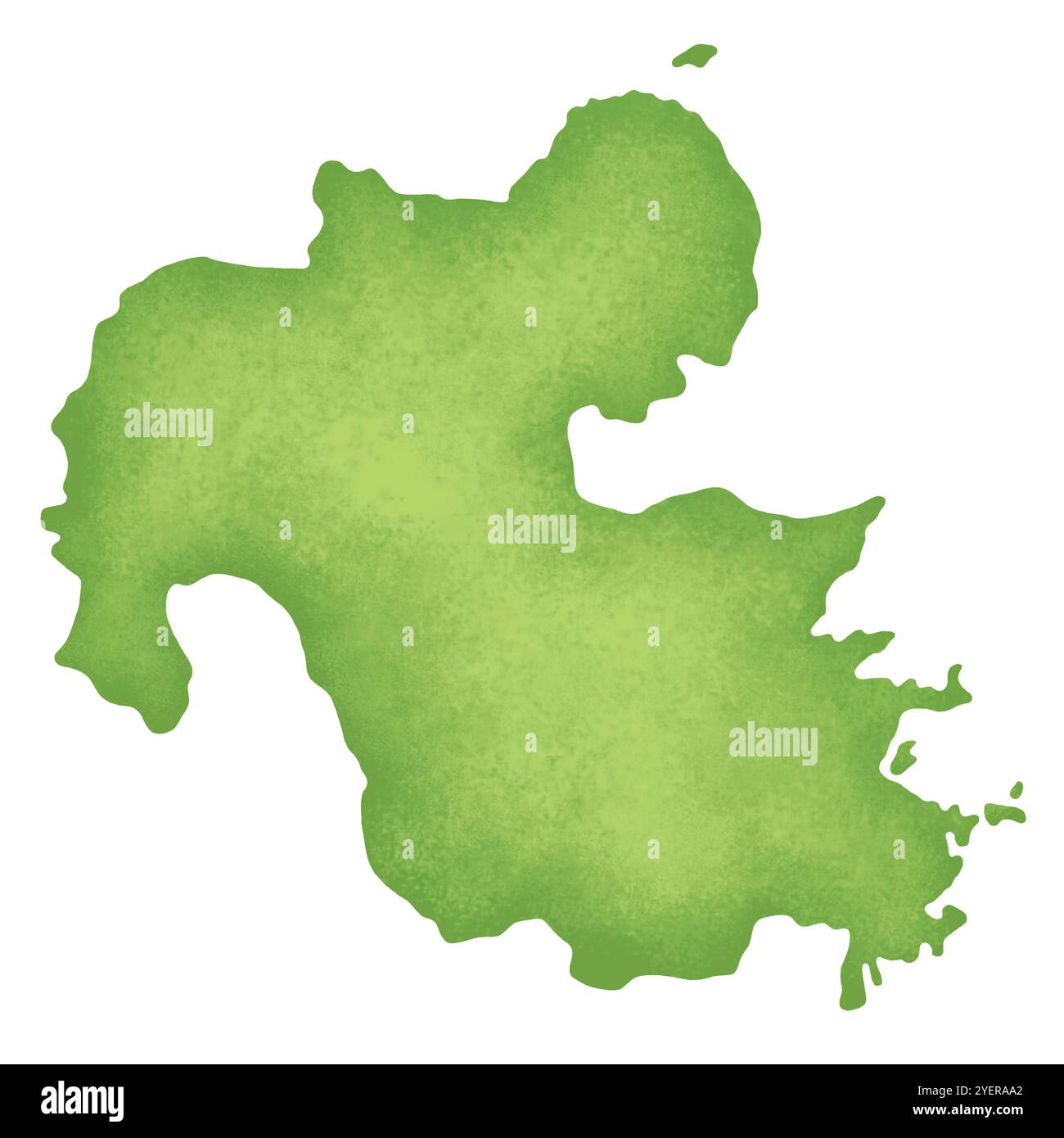 Map of Oita Prefecture Stock Photo - Alamy