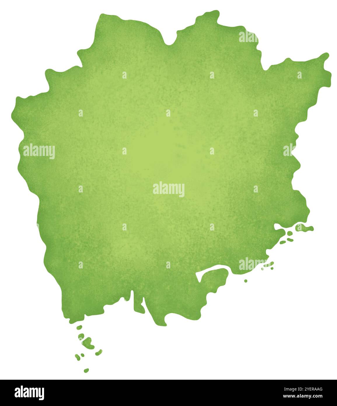 Okayama prefecture map hi-res stock photography and images - Alamy