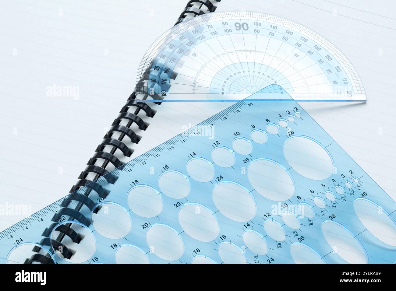 Ruler protractor hi-res stock photography and images - Alamy