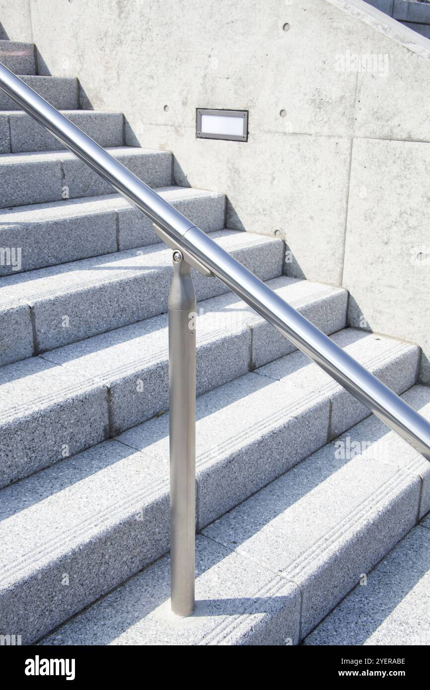 Stainless steel handrail hi-res stock photography and images - Alamy