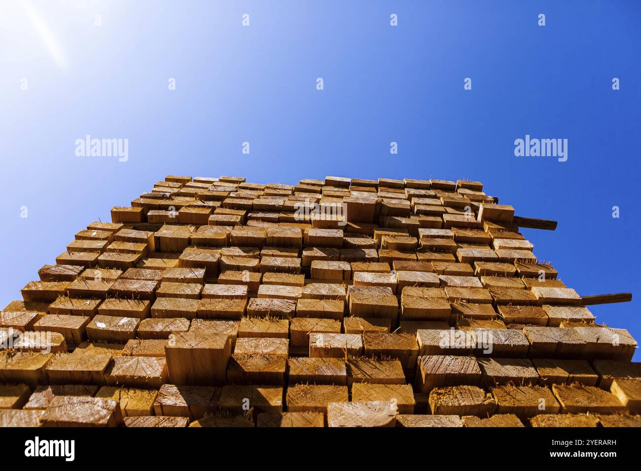 Tall stack sawn timber hi-res stock photography and images - Alamy