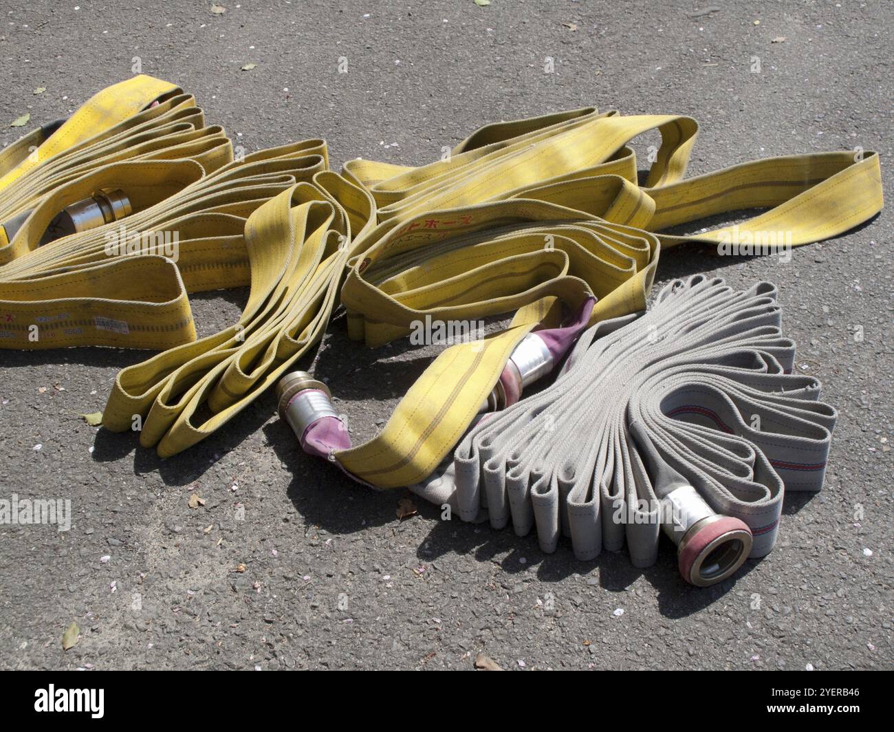 Firefighting water hose hi-res stock photography and images - Alamy
