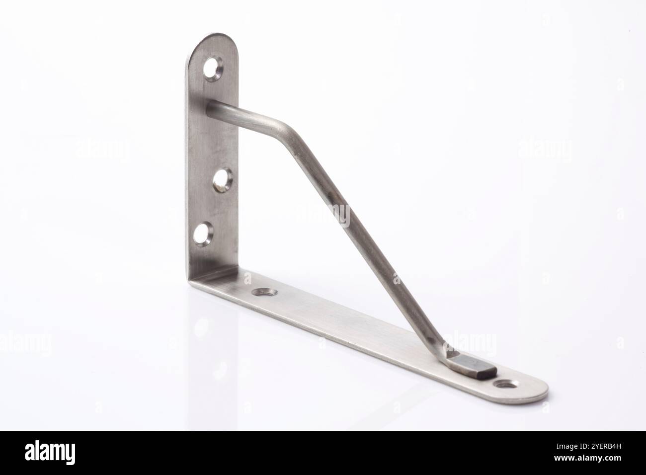 Stainless steel L-shaped stays Stock Photo - Alamy